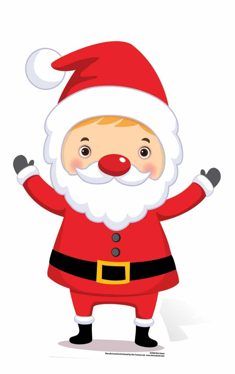 Mini Christmas Elf Cardboard Cutout / Standee / Stand Up