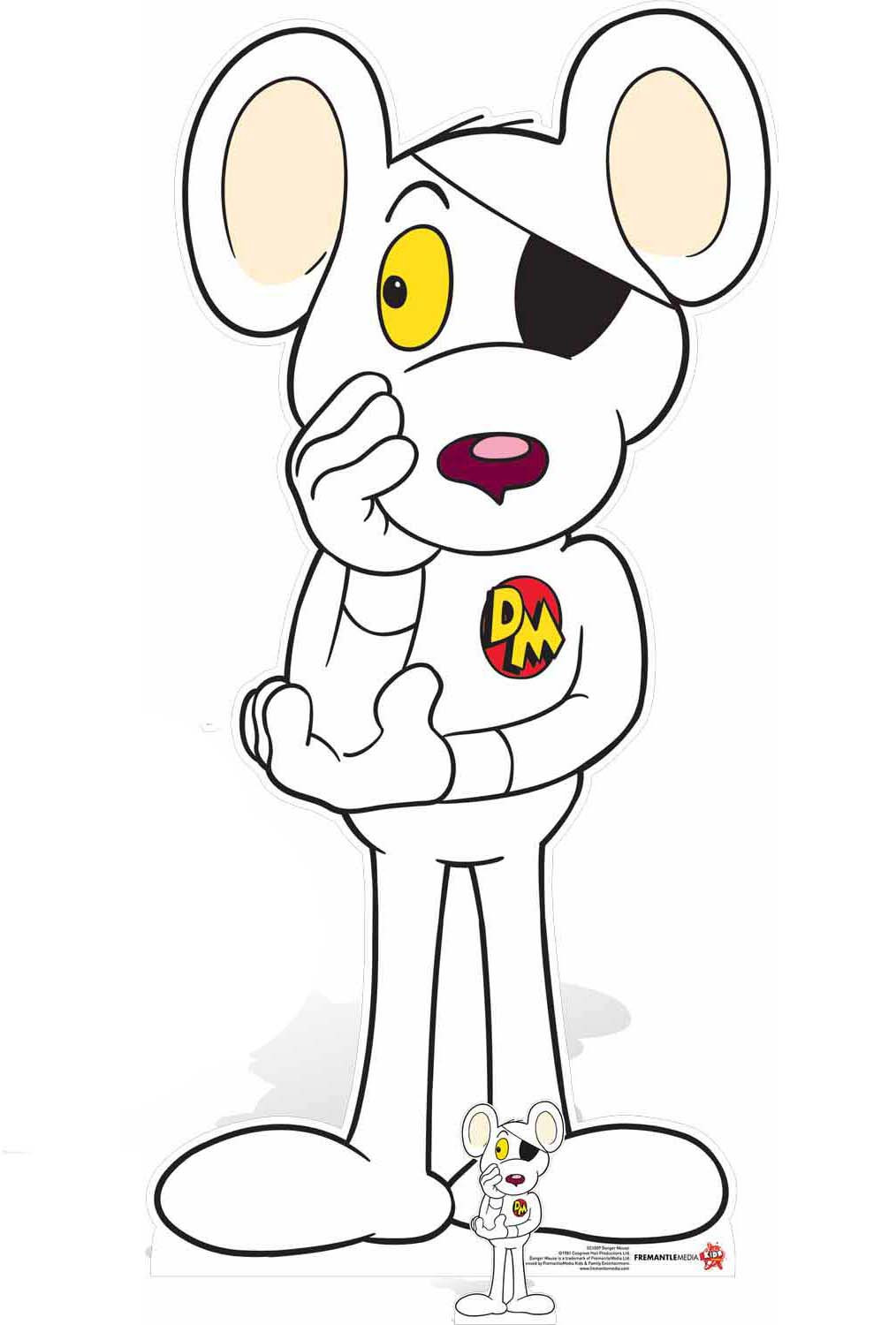 Danger Mouse Cardboard Cutout / Standup / Standee