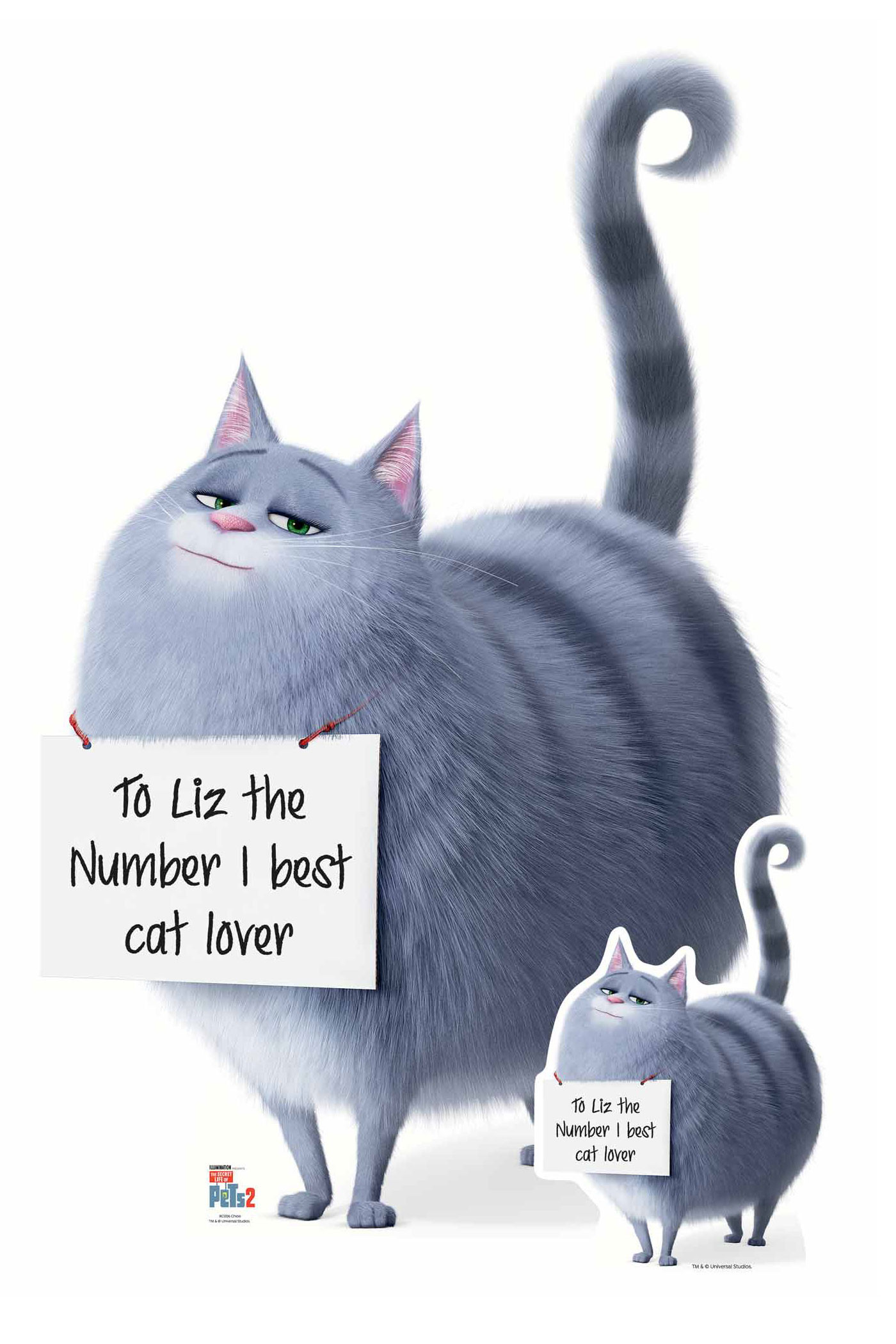 Chloe from The Secret Life Of Pets 2 - Personalised Cardboard Cutout ...