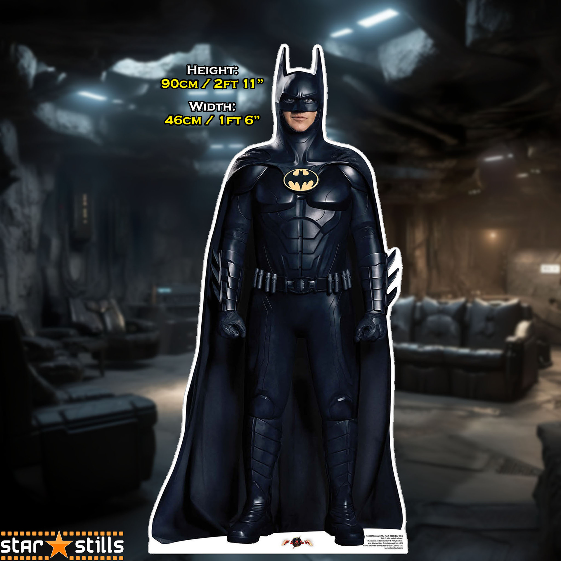 Batman Michael Keaton from The Flash Cardboard Cutout DC Comics Standee