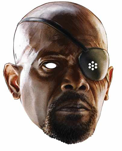 Falcon from Marvel's The Avengers Single Card Party Face Mask ...