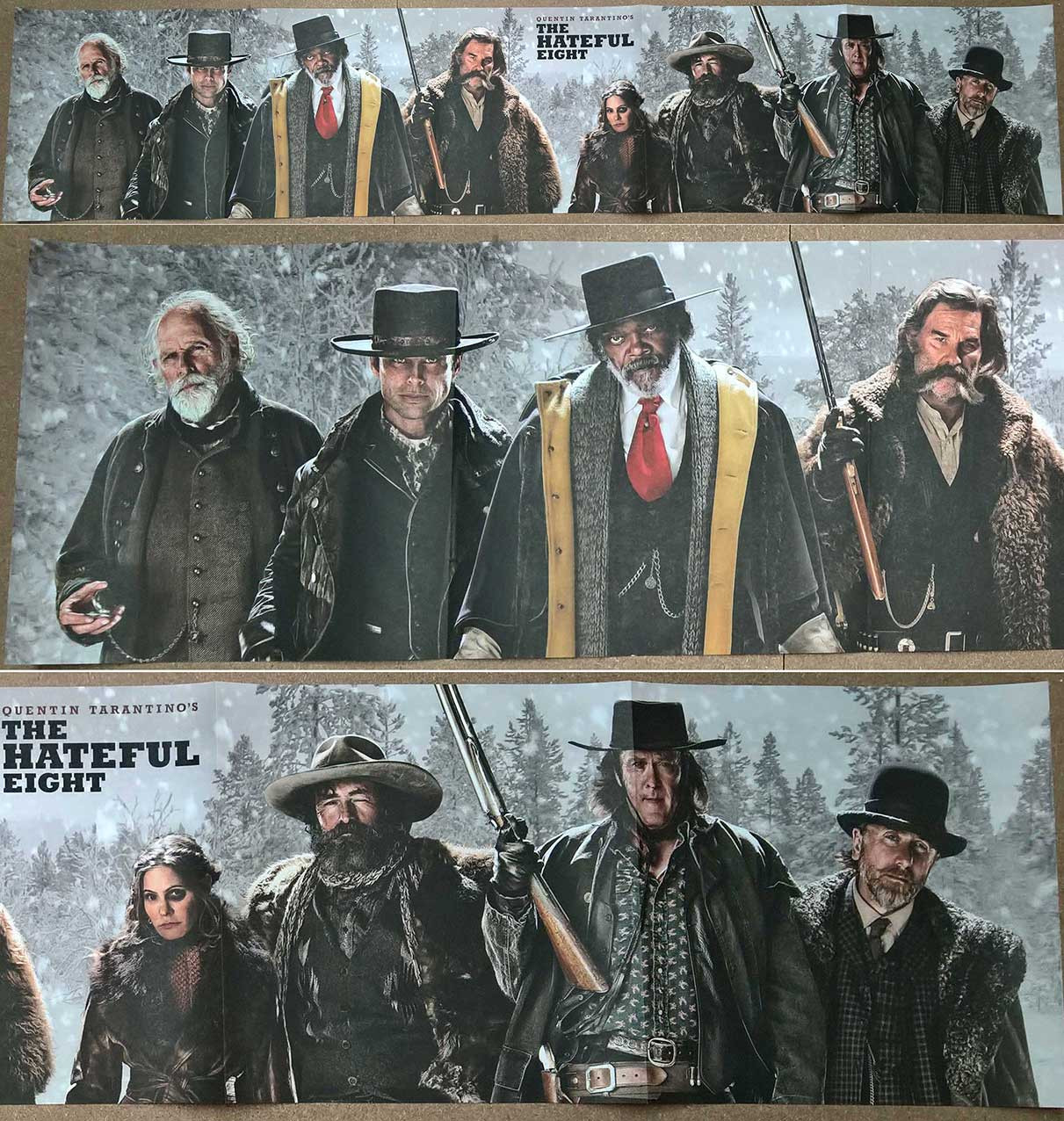 The Hateful Eight Original Movie Poster Single Sided Advance Style buy ...