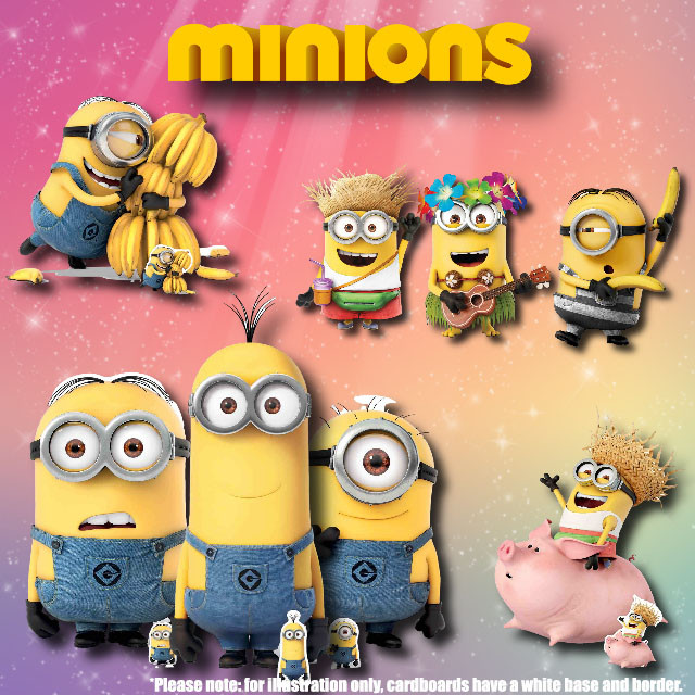 Mischievous Minions Group Pose Cardboard Cutout / Standee / Stand up ...