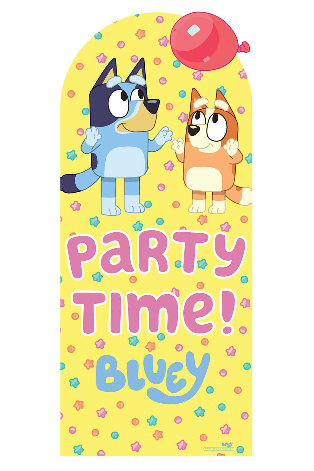 Bluey cardboard cutouts - party decorations and props