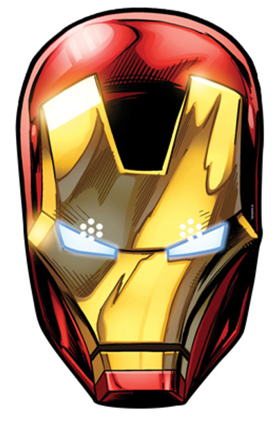 Iron Man From Marvels The Avengers Single Card Party Face Mask Available Now At
