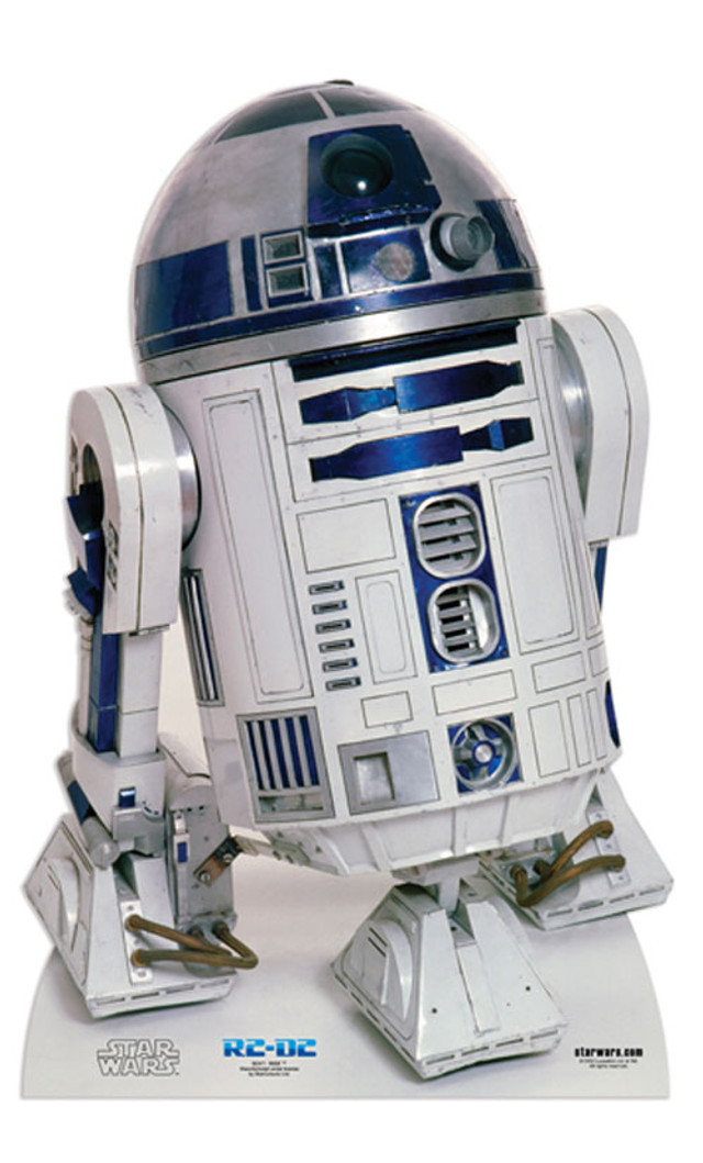 R2 D2 The Last Jedi Lifesize Cardboard Cutout