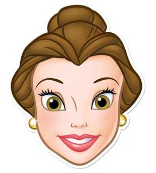 Tiana Official Disney Princess Child Size 2D Card Party Mask