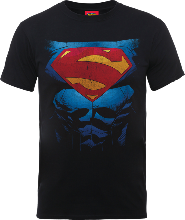 Superman Torn Logo White Official DC Comics Unisex T-Shirt. Buy ...
