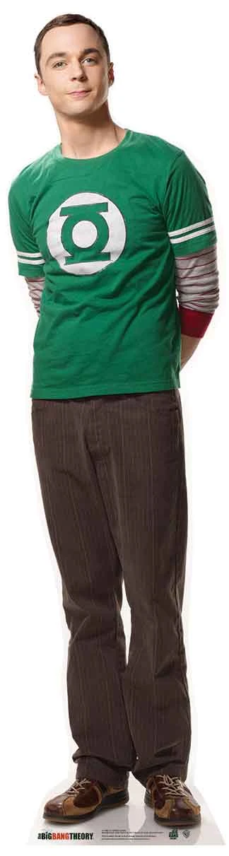 Lifesize Cardboard Cutout of Dr Sheldon Cooper (Jim Parsons) From Big ...