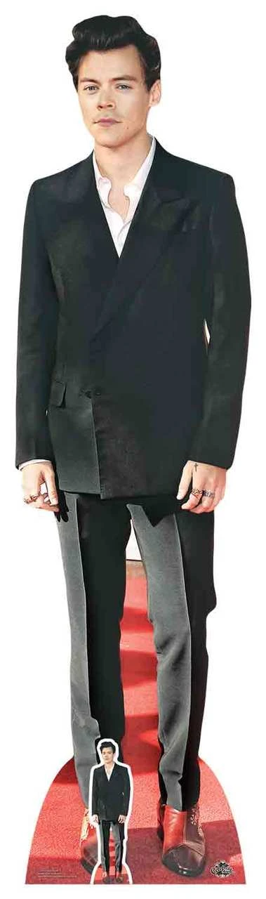 Lifesize Cardboard Cutout of Harry Styles buy cutouts & standees at ...