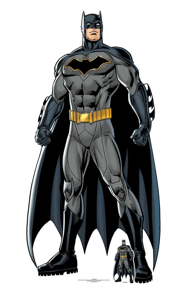 Batman Lifesize Cardboard Cutout - Classic Comic Style buy cutouts ...