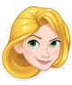 Rapunzel Official Disney Princess Child Size 2D Card Party Mask