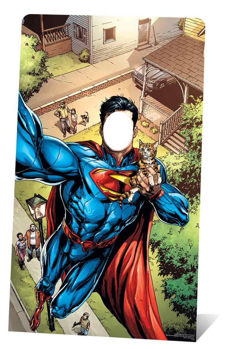 Superman Lifesize Cardboard Cutout - Classic Comic Style buy cutouts ...