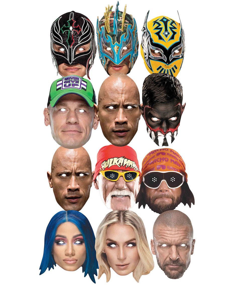 Hulk Hogan WWE Wrestler Official Single 2D Card Party Face Mask