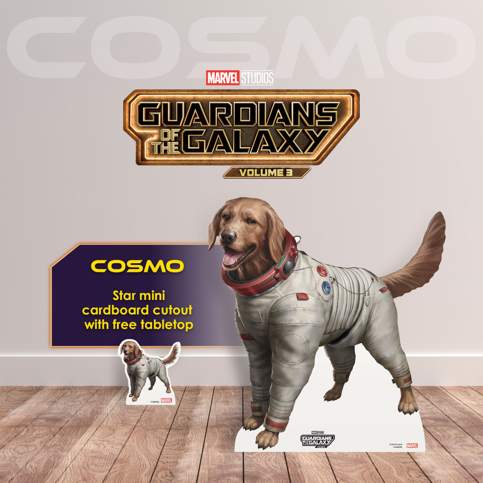 Cosmo the Space Dog Guardians of the Galaxy Vol. 3 Marvel Cardboard Cutou