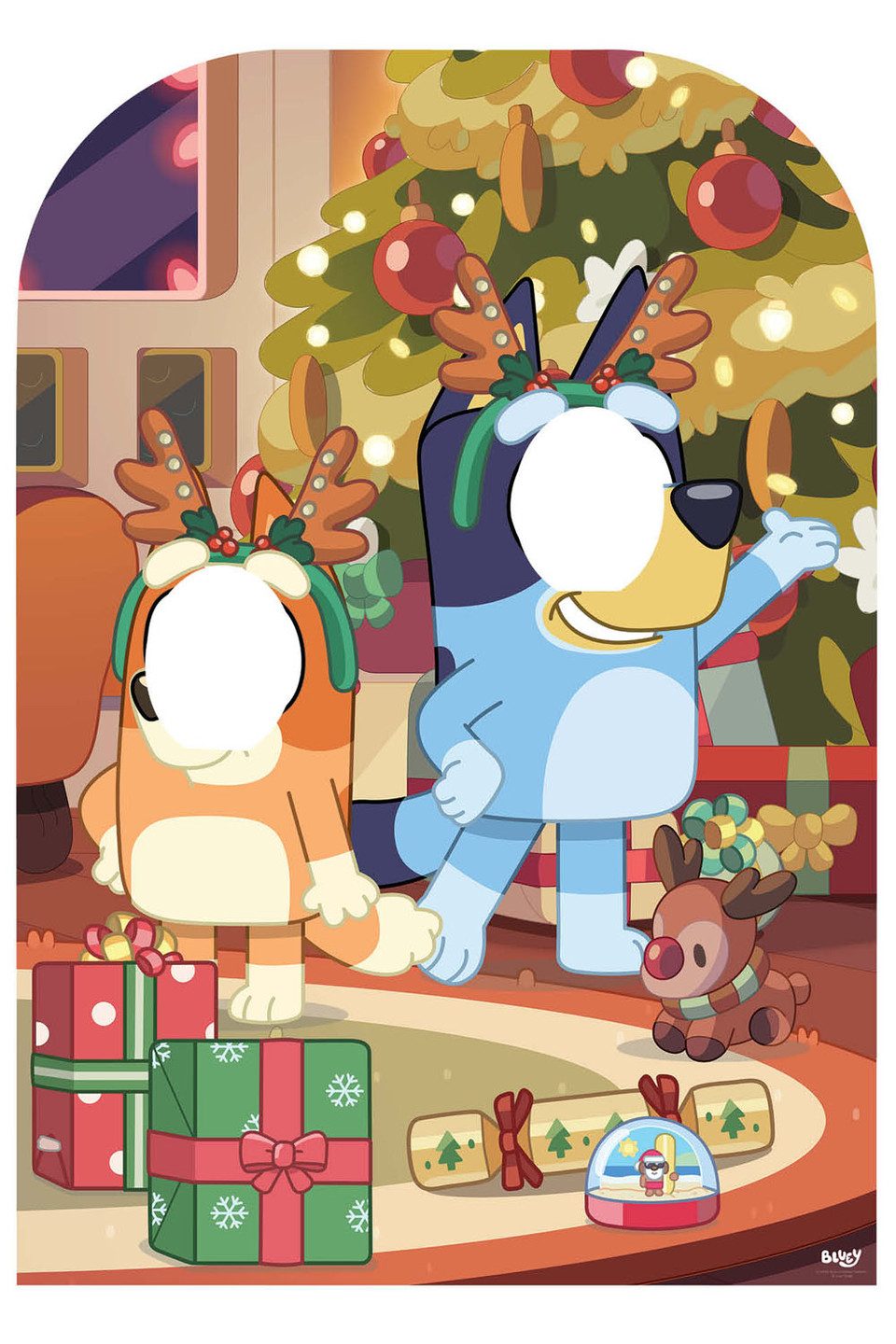 Bluey cardboard cutouts - party decorations and props