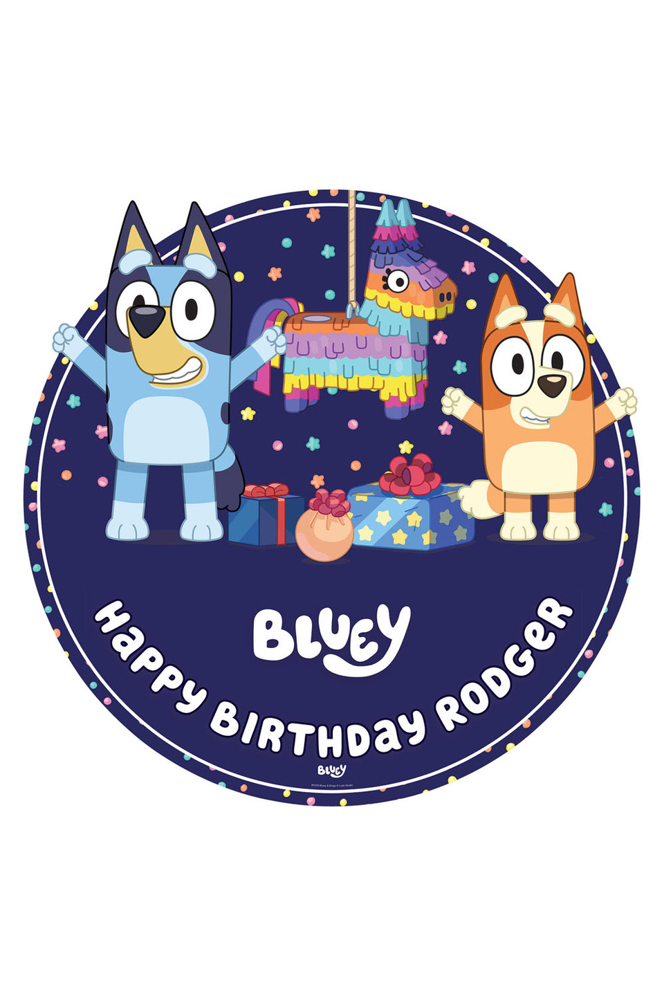 Bluey cardboard cutouts - party decorations and props