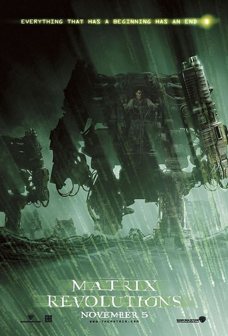 THE MATRIX REVOLUTIONS (Double Sided Style D) POSTER buy movie posters ...