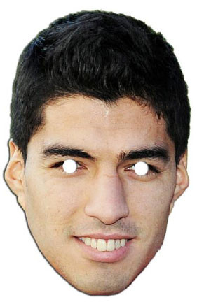 Luis Suarez Liverpool FC Face Mask (SSF0023) buy Star Face Masks at ...