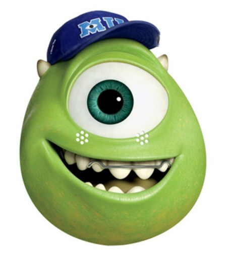Mike Party Face Mask (Monsters University) available now at Starstills.com
