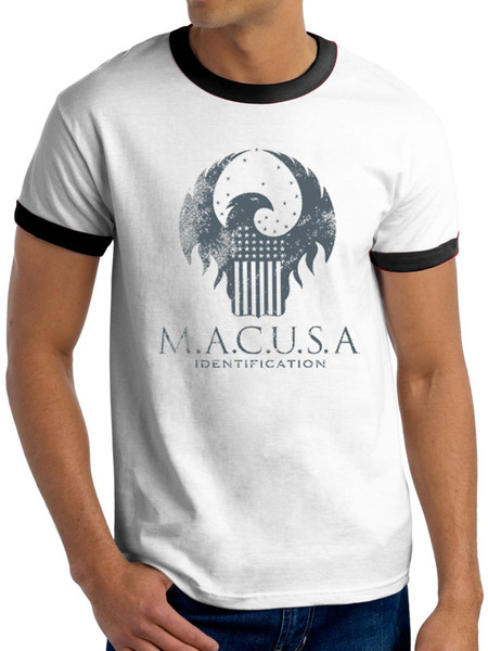 Fantastic Beasts M.A.C.U.S.A logo Official Unisex White T-Shirt. Buy ...