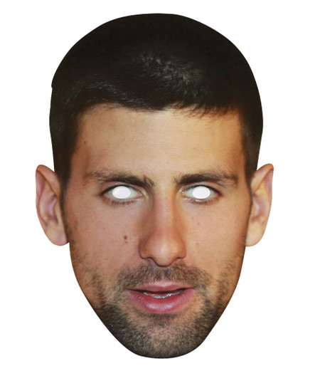 Novak Djokovic Single 2D Card Party Face Mask
