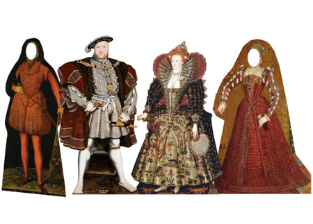 The Tudor Cardboard Cutout Collection of 4 Standups