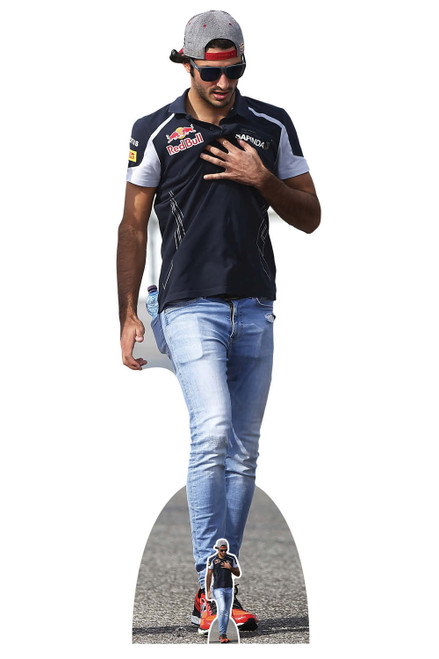 Carlos Sainz Racing Driver Lifesize Cardboard Cutout / Standee / Standup