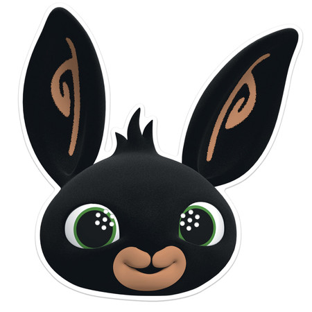 Bing the Bunny Official 2D Card Party Mask