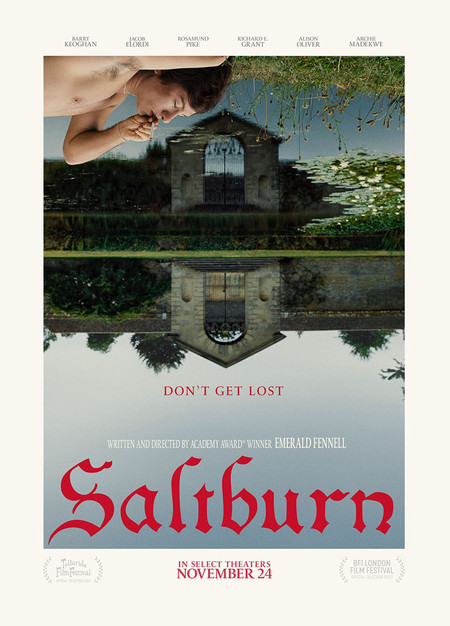 Saltburn Original Movie Poster - Advance Style B