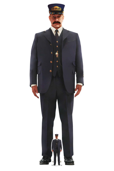 The Polar Express Conductor Cardboard Cutout Christmas Standup / Standee