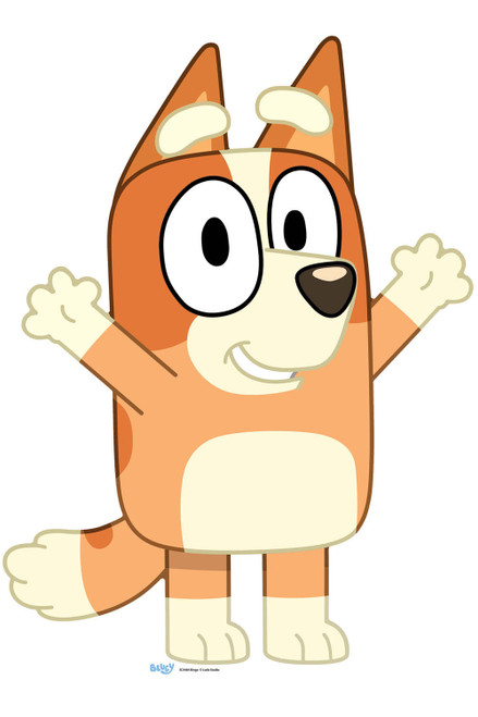 Bingo Heeler Official Bluey Cardboard Cutout / Standee / Standup ...