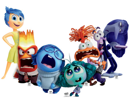 Inside Out 2 Cardboard Cutouts Collection of 6 Official Disney Standees