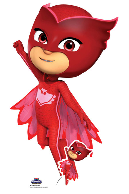 Owlette From Pj Masks Mini Cardboard Cutout Standup