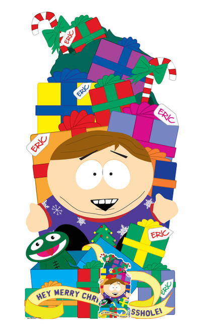 Cartman Christmas Gifts Stack South Park Official Cardboard Cutout