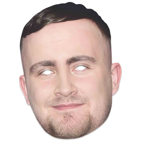 Luke Littler Darts Player Card 2D Party Face Mask