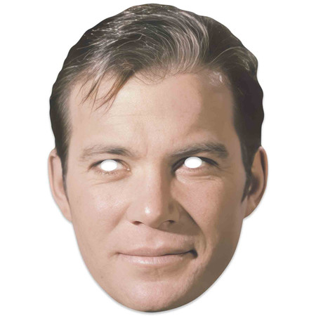 Captain Kirk Star Trek: The Original Series 2D Card Party Face Mask