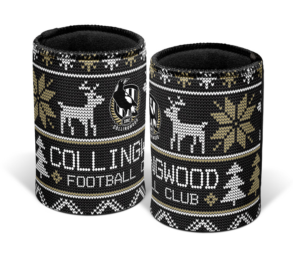 Official Collingwood Magpies AFL Christmas Can Cooler