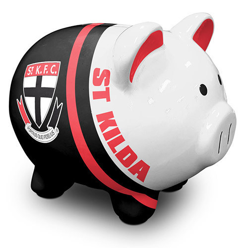 Official AFL Shop St Kilda Piggy Money Box