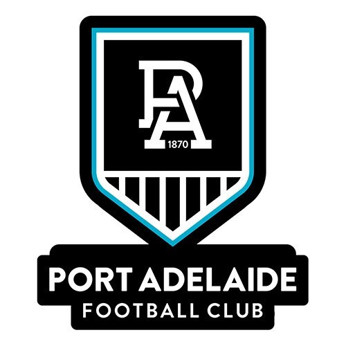 Official AFL Licensed Merchandise: Port Adelaide Power Logo Sticker