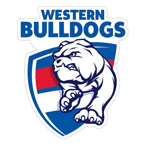 Official AFL Licensed Merchandise: Western Bulldogs Logo Sticker