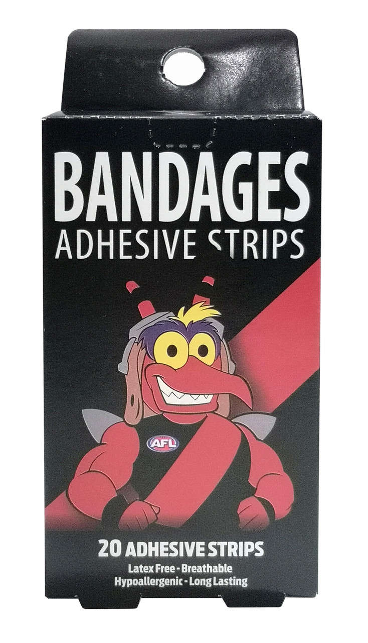 Official AFL Merchandise: Essendon Bombers AFL Mascot Bandages