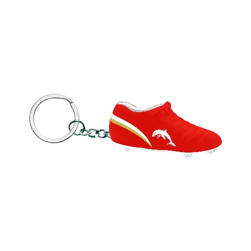 Official NRL Merchandise: Dolphins NRL Footy Boot Keyring