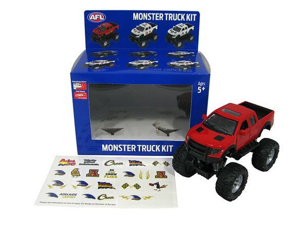 Official AFL Merchandise: Adelaide Crows Official AFL Monster Truck Kit ...