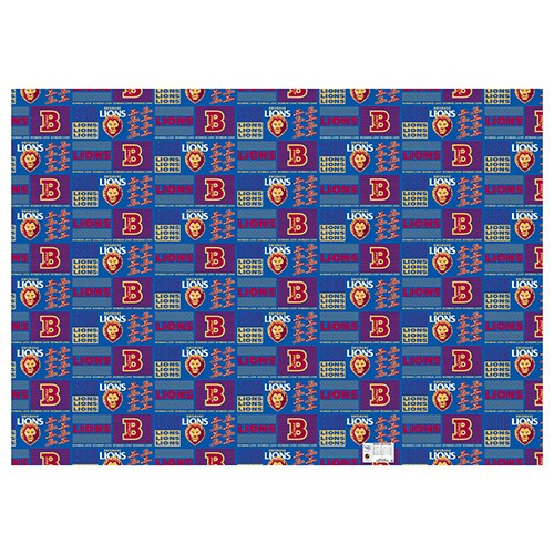 AFL Teams :: Brisbane Lions :: Brisbane Lions AFL Wrapping Paper