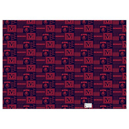 Official AFL: Melbourne Demons AFL Wrapping Paper