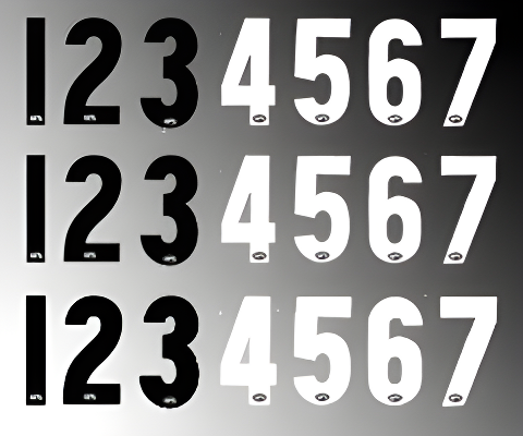 AFL Guernsey Numbers | AFL numbers iron on | AFL Numbers