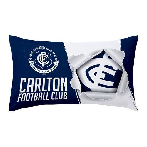 Official AFL Merchandise: Carlton Blues AFL Pillow Case