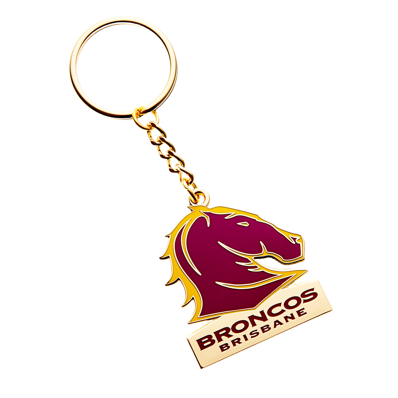 Brisbane Broncos Logo Keyring | Team Logos