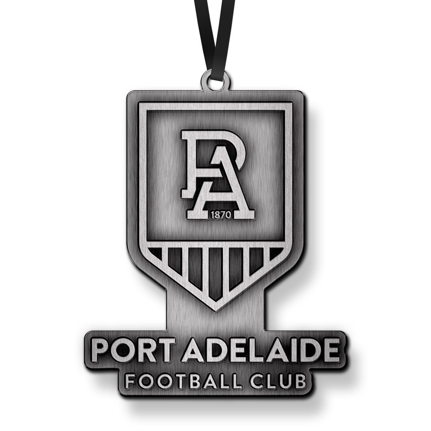 Official Port Adelaide Power AFL Metal Ornament